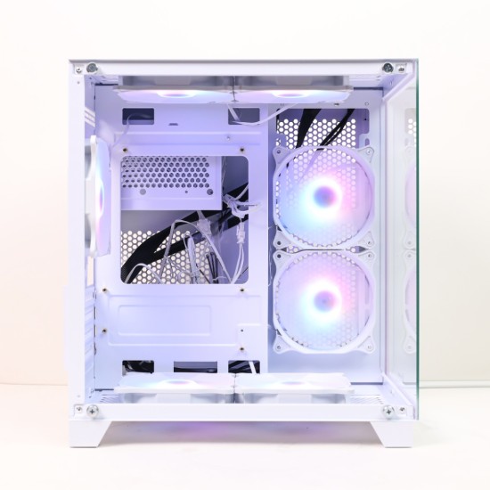 Revenger Base Dynamic Mini 5 ARGB Mid Tower White Micro ATX Case