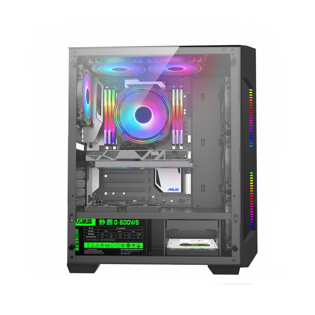REVENGER ARES II MID TOWER DESKTOP RGB GAMING CASING Price in BD